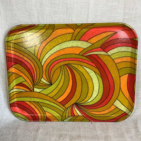 SiLite | Dining | Vintage 6s Silite Psychedelic Fiberglass Melamine ...